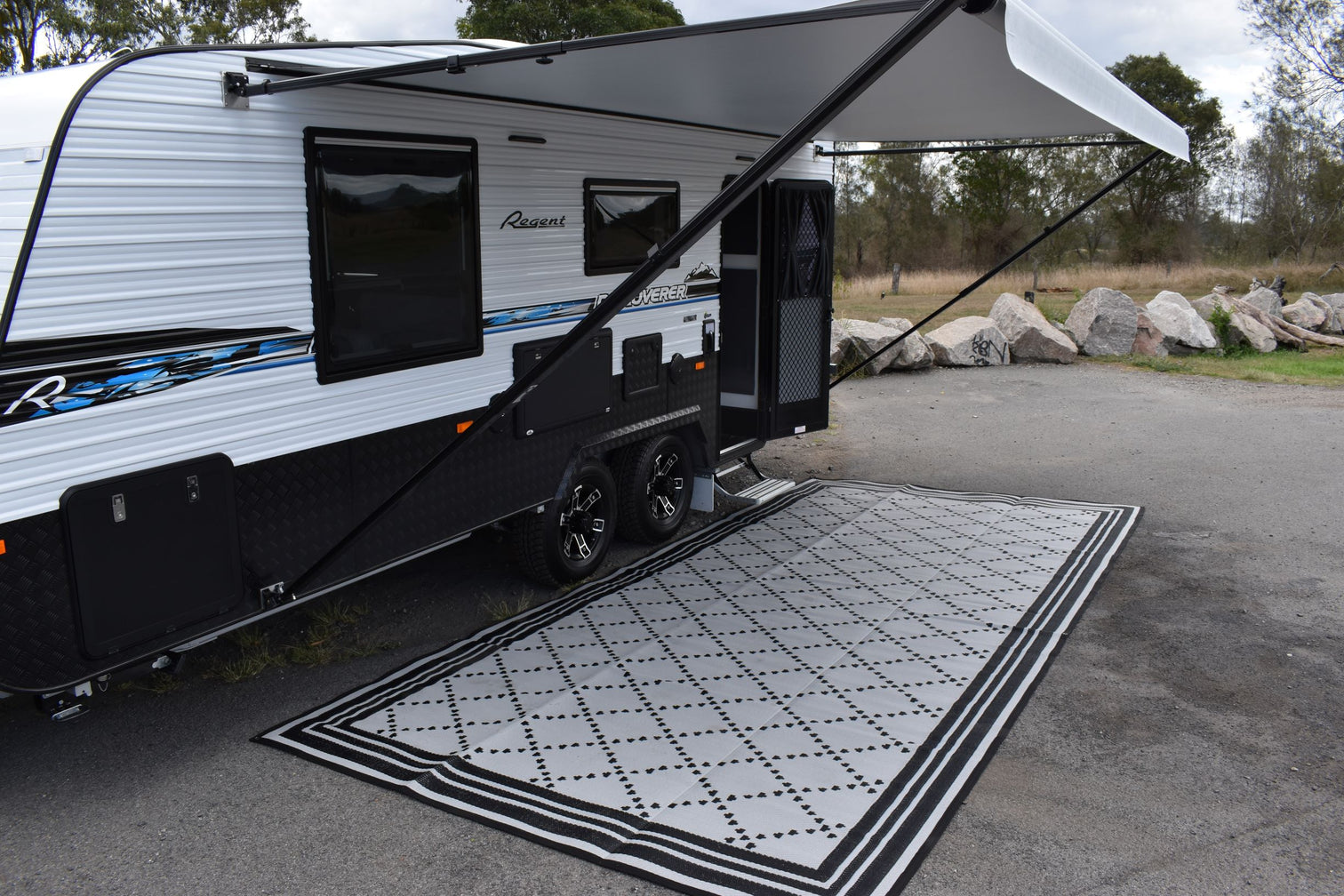Recycled Outdoor Caravan Camping Awning Floor Mat -Everyday Design ...